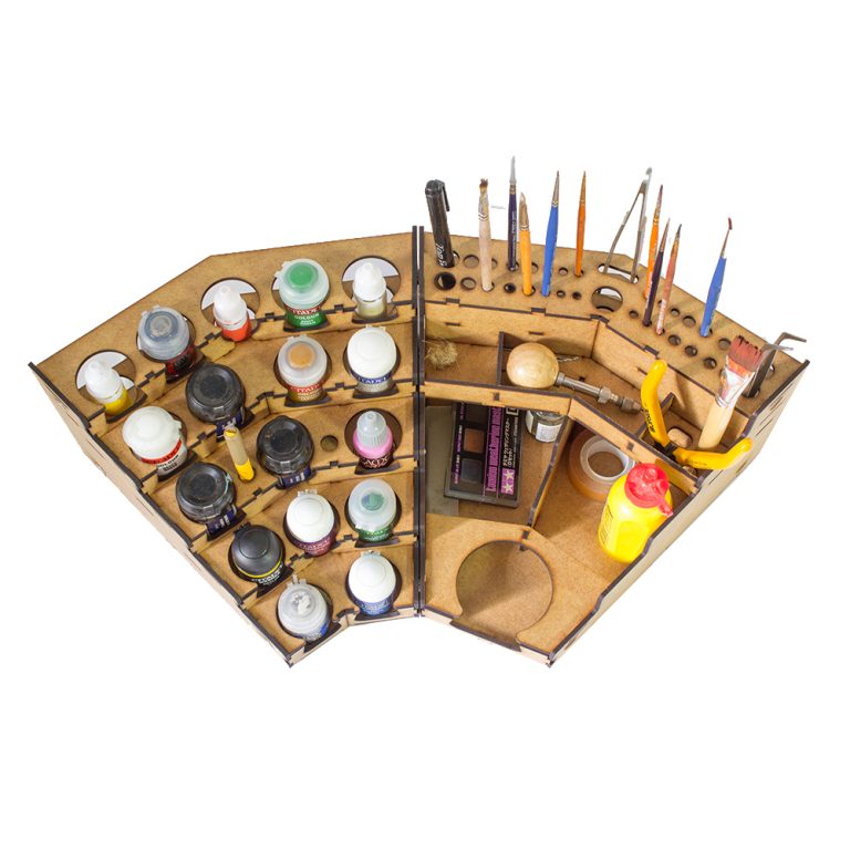 Tabletop Paint Station for Miniature Painting | Frontier Wargaming