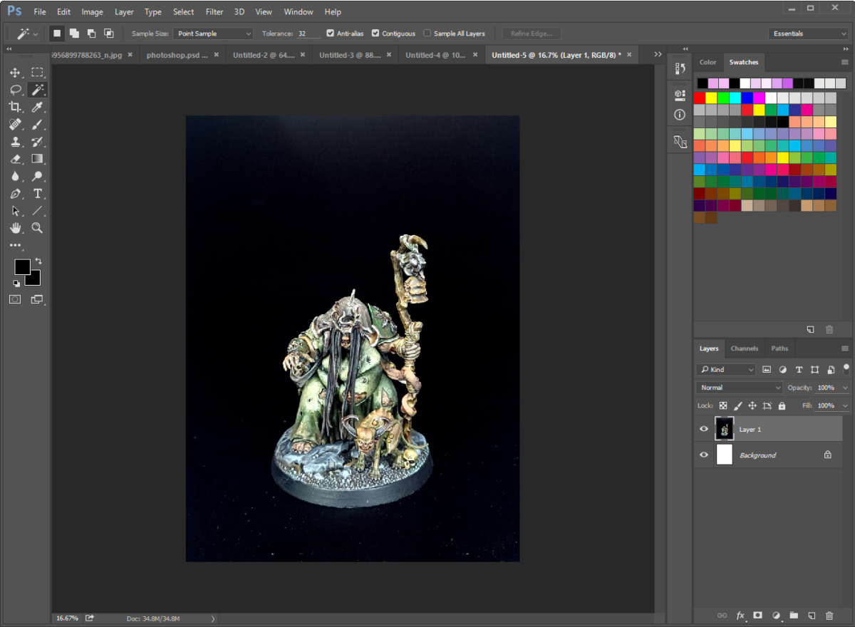 How to edit photos of miniatures – Frontier Wargaming