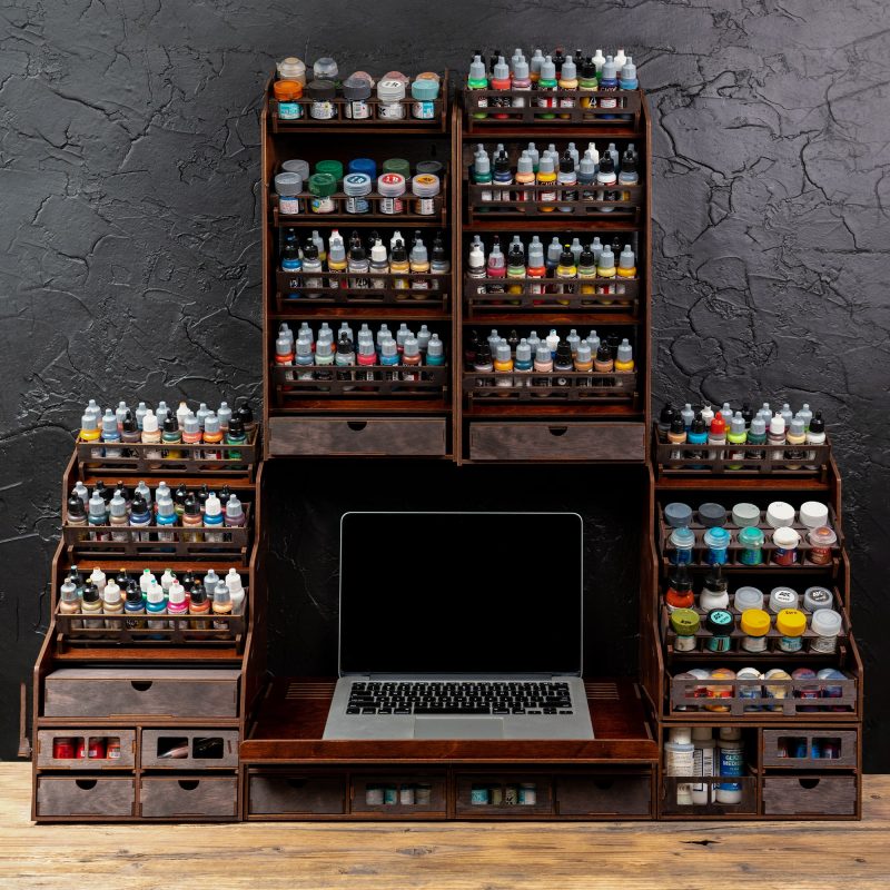 Tabletop paint stations & Paint cases | frontierwargaming.com