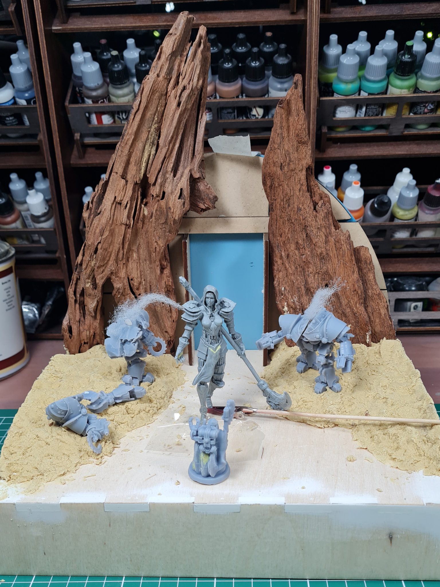 Creating a Diorama Pt. 1- Basing The Plinth – Frontier Wargaming